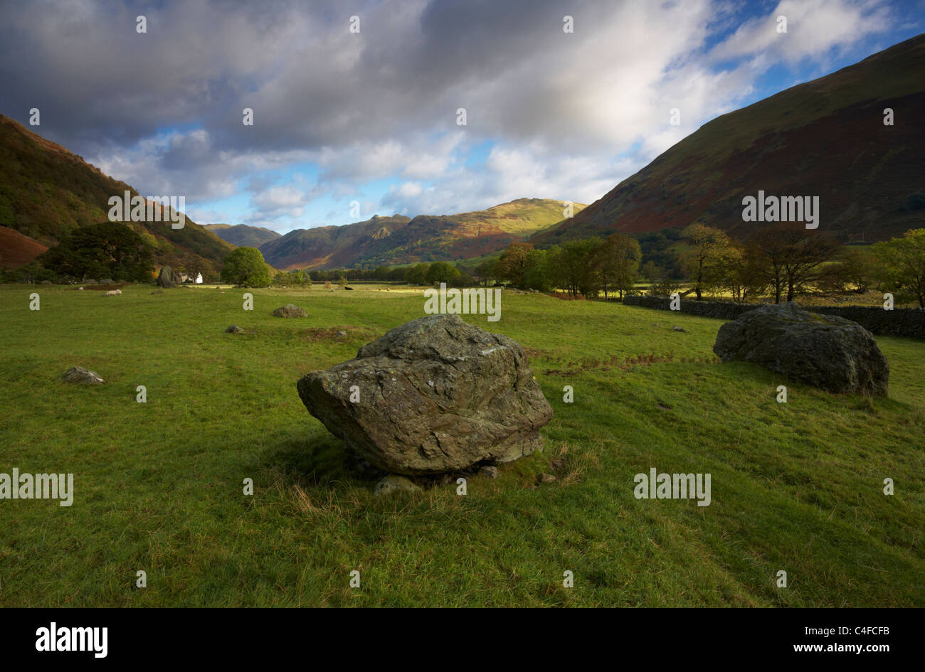 A scene from Dovedale in the Lake District Stock Photo - Alamy