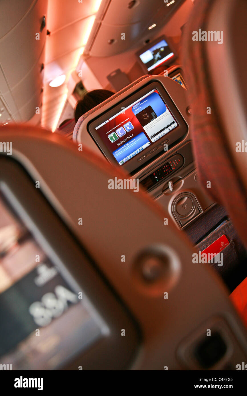 Emirates plane seat hi-res stock photography and images - Alamy