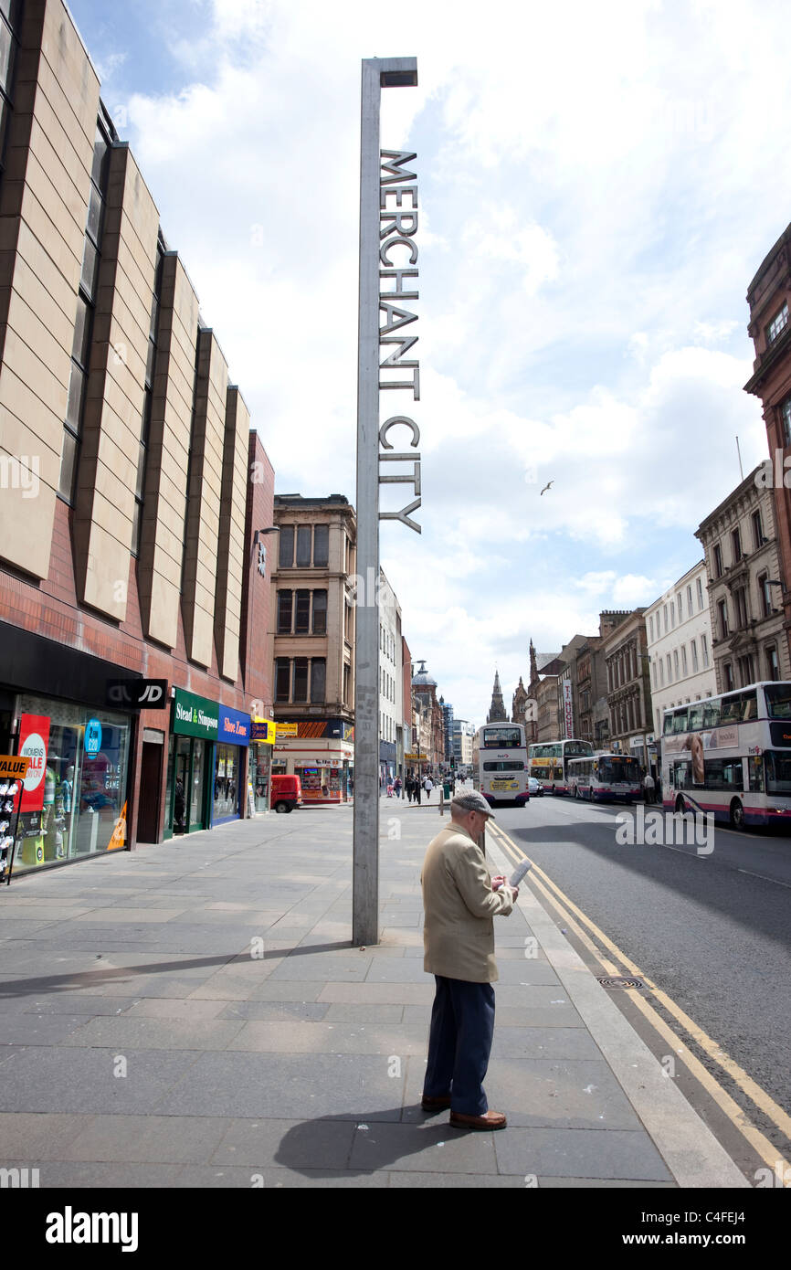 Merchant City Trongate Glasgow Scotland. Photo:Jeff Gilbert Stock Photo ...