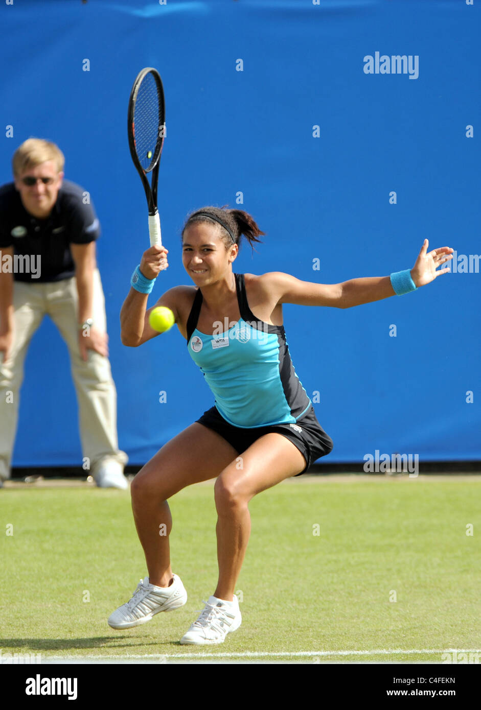 Heather watson serve tennis match hi-res stock photography and images ...