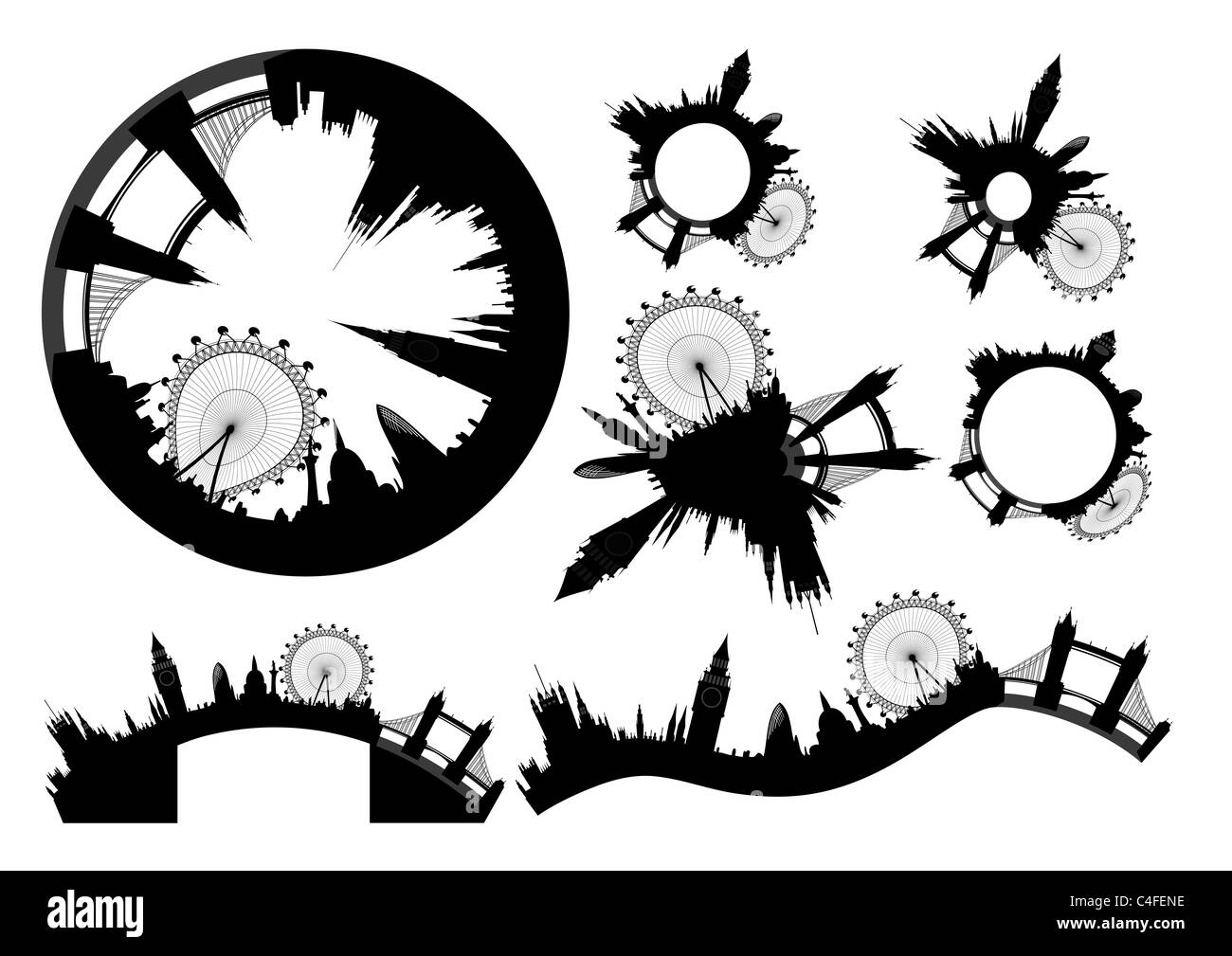 Famous london location Cut Out Stock Images & Pictures - Alamy