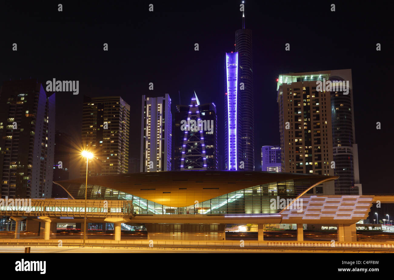 Emirates towers metro station hi-res stock photography and images - Alamy