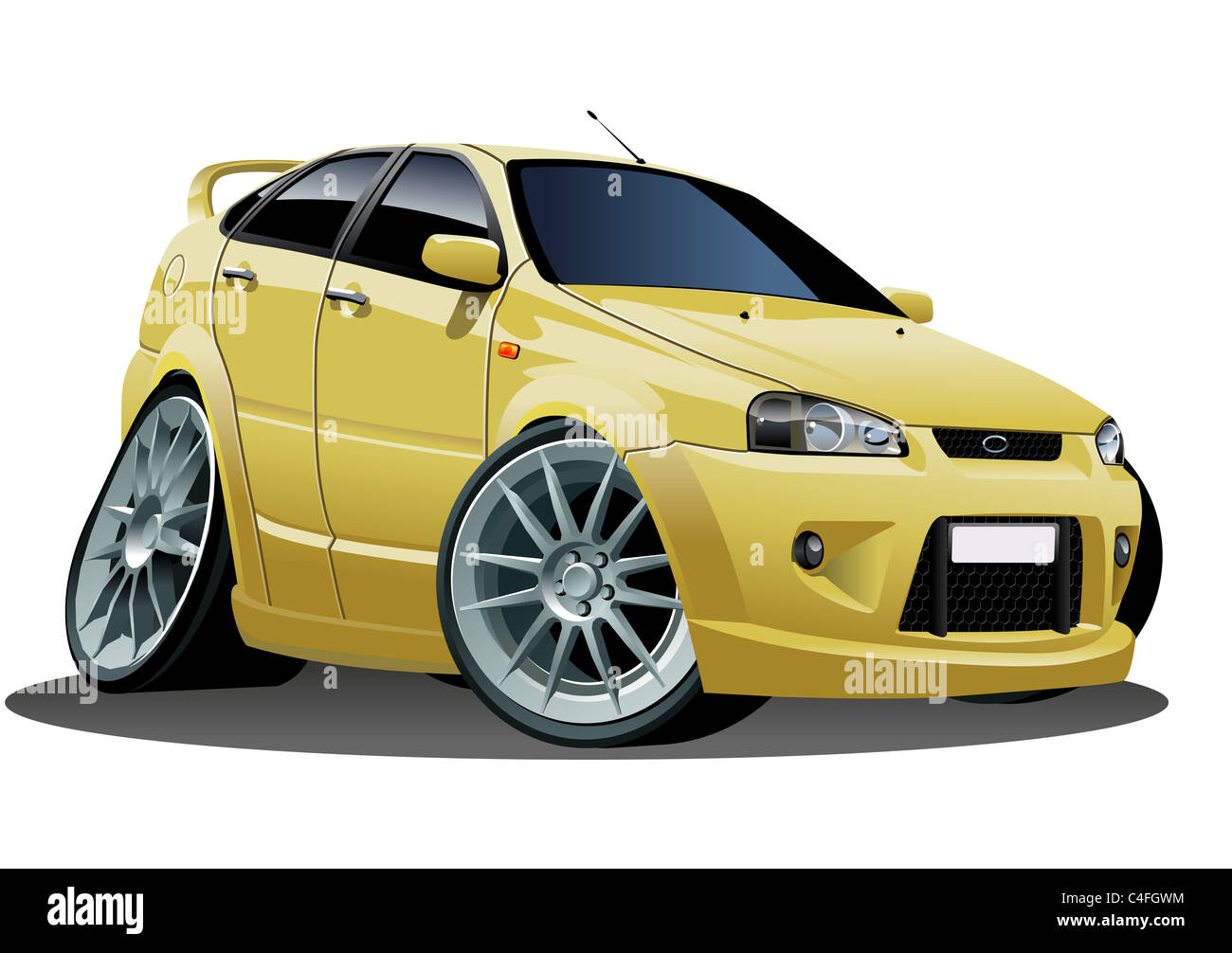 Cartoon car hi-res stock photography and images - Alamy