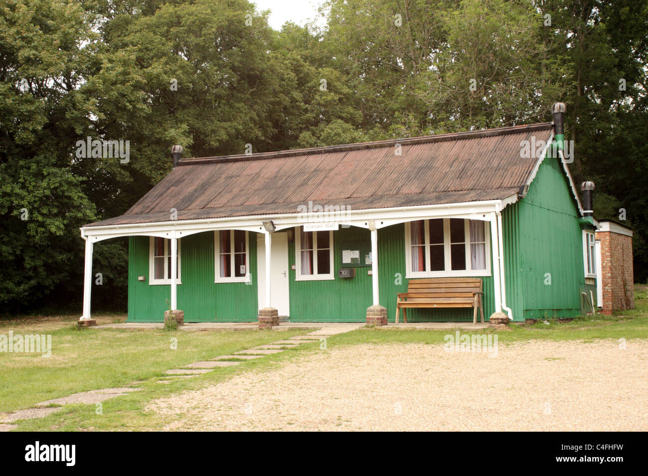 Corrugated iron village hall hi-res stock photography and images - Alamy