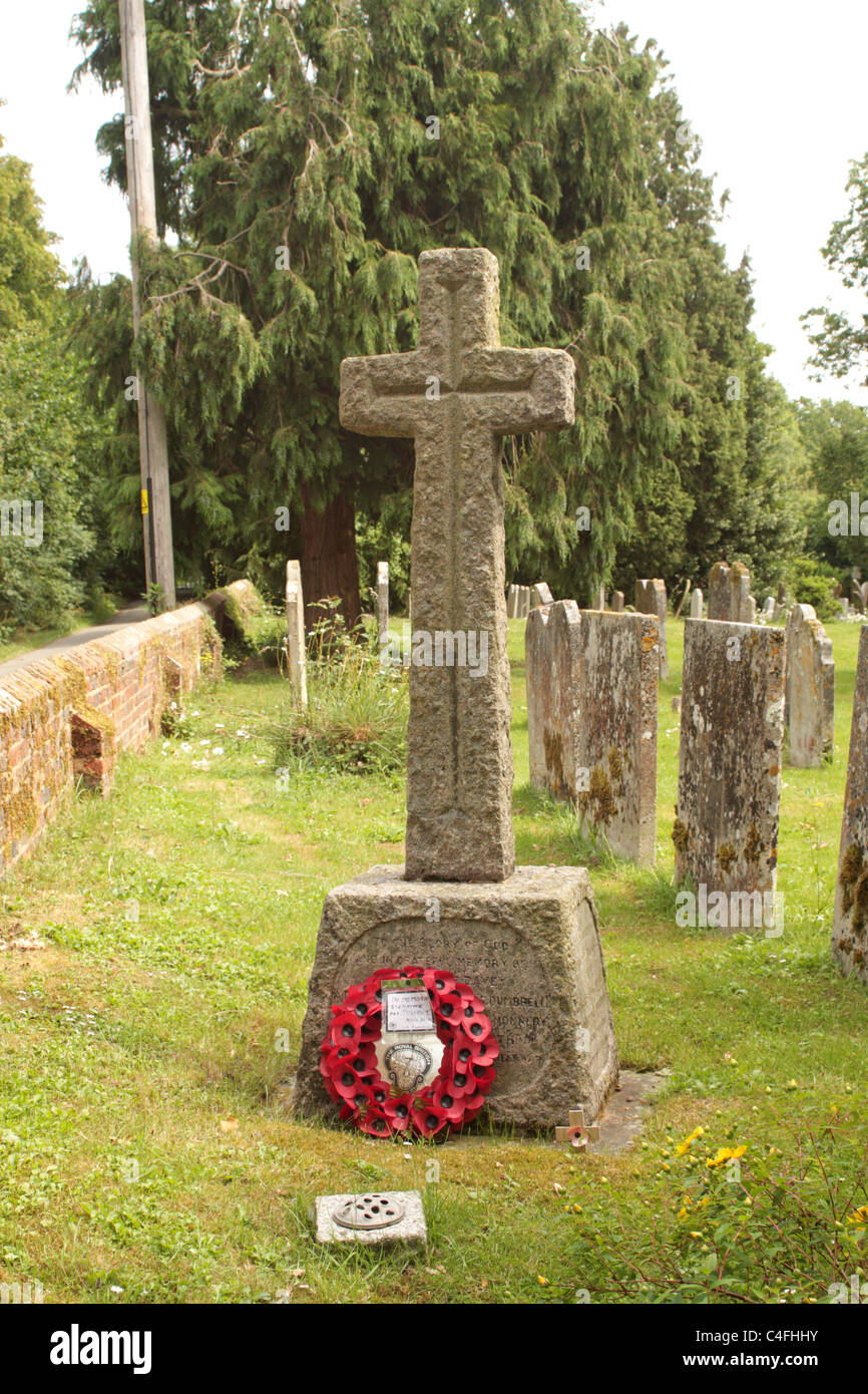 War Memorial Ashurst Village West Sussex UK Stock Photo - Alamy