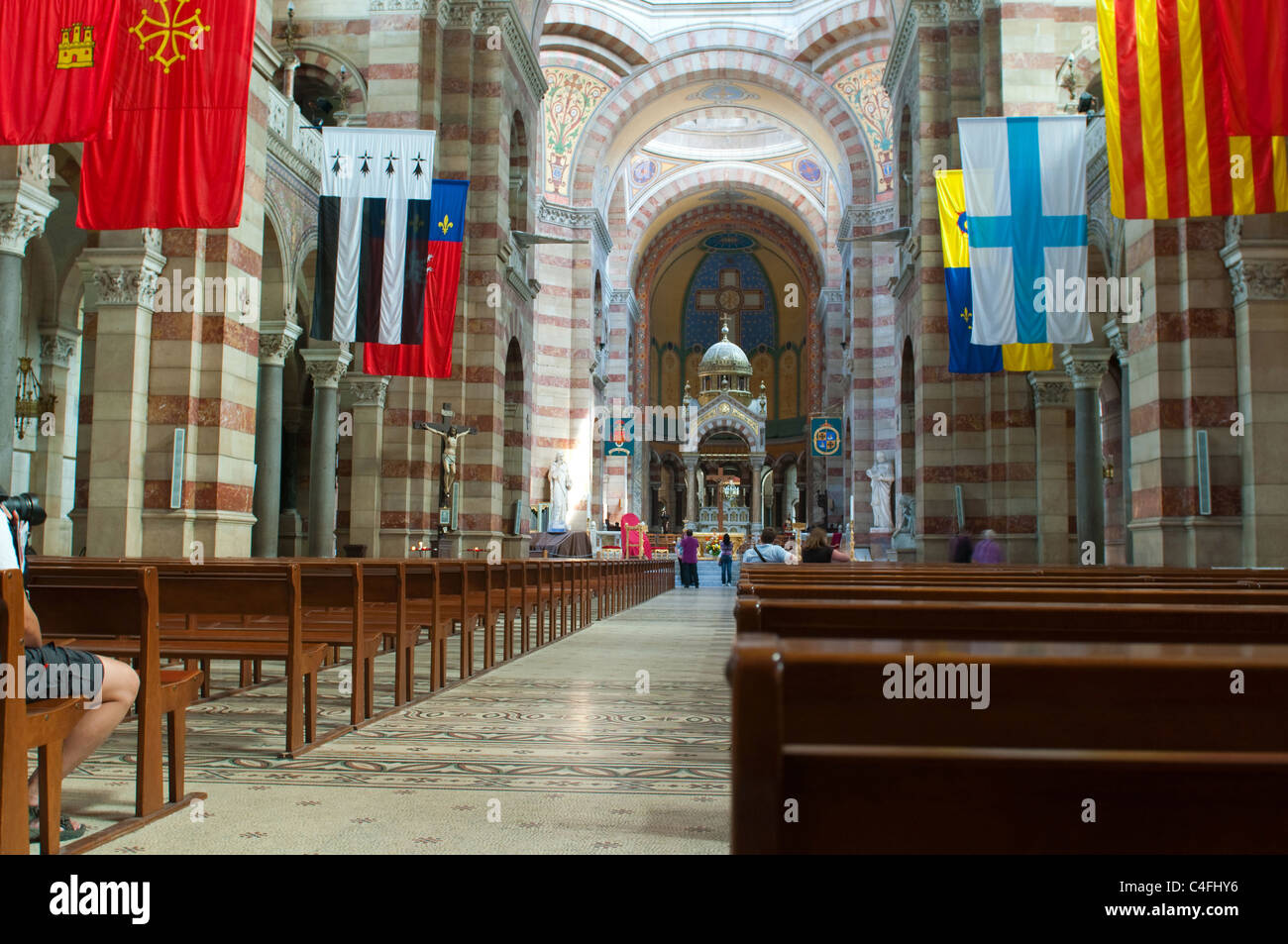 Interior of Cathedral de la Major, Marseille, France Stock Photo - Alamy