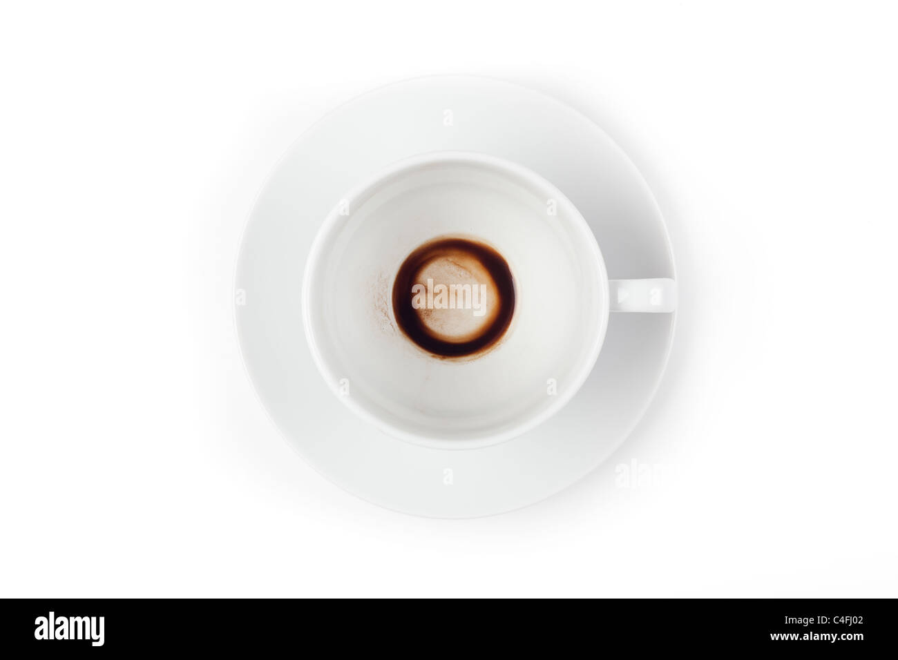 Empty brown tea cup Cut Out Stock Images & Pictures - Alamy