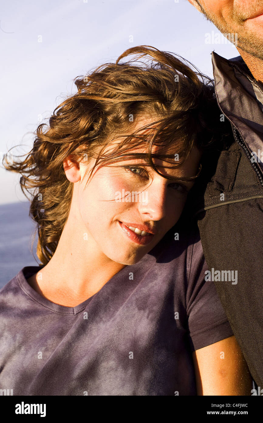 woman leaning on a shoulder Stock Photo - Alamy