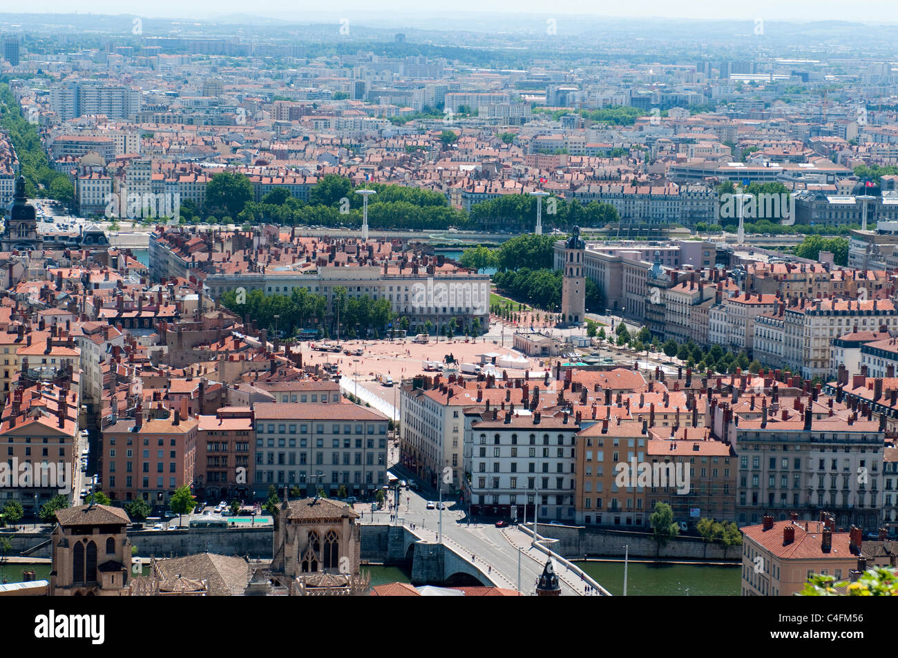 Panoramic aerial view lyon france hi-res stock photography and images ...