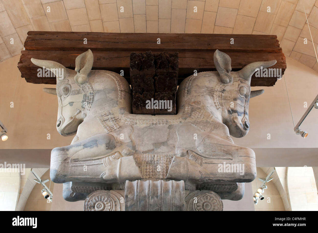 Bull Capital from Persepolis in Louvre, Paris, France Stock Photo - Alamy