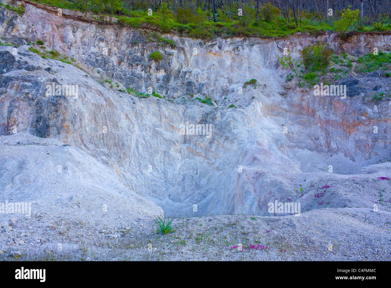 Grey mineral texture in the country Stock Photo - Alamy