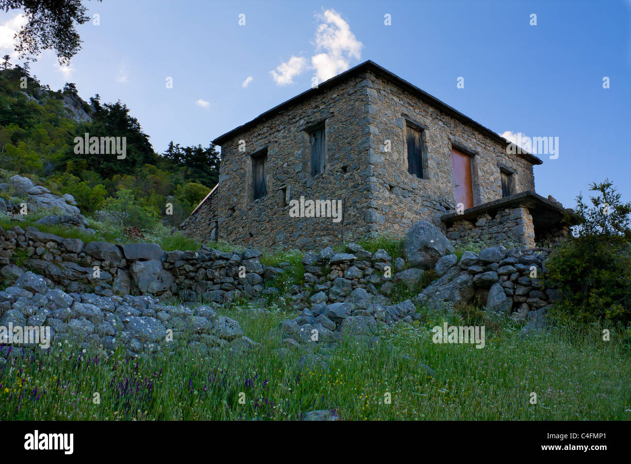 Typical greek house hi-res stock photography and images - Alamy
