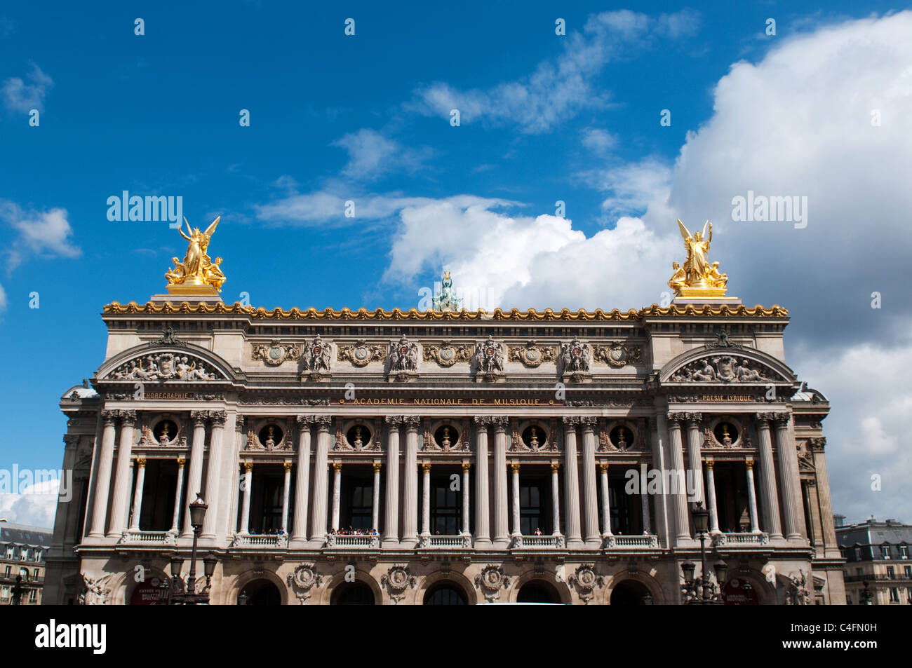 The front facade of the opera garnier hi-res stock photography and ...