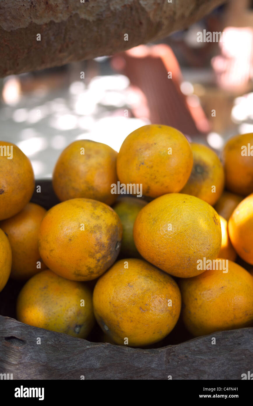Oranges in Tulum Stock Photo - Alamy