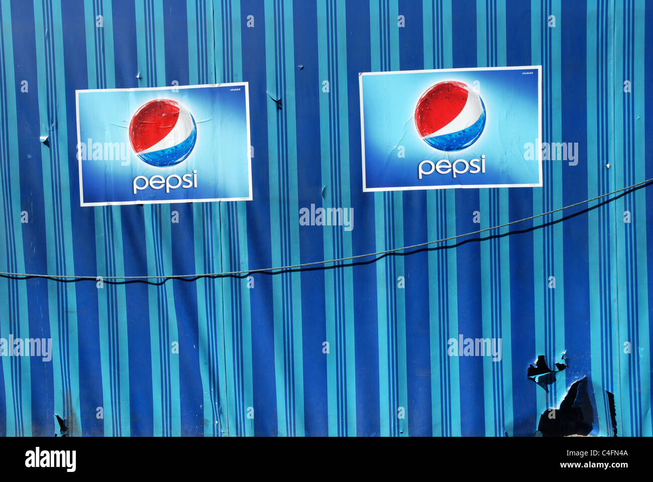 Pepsi signs, Bangkok, Thailand Stock Photo - Alamy