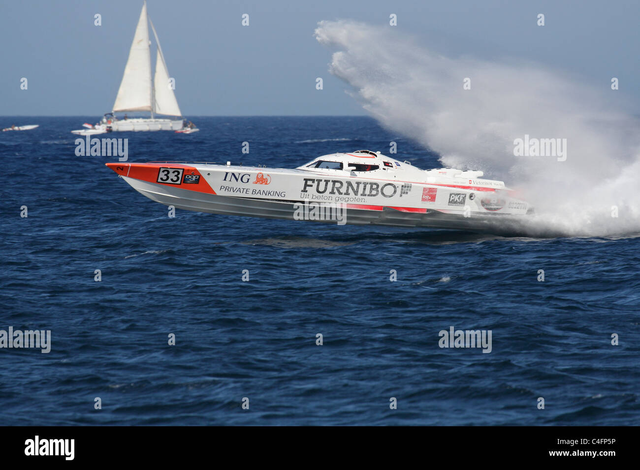 Ocean Grand Prix powerboat racing, Malta, 11 June 2011 Stock Photo - Alamy
