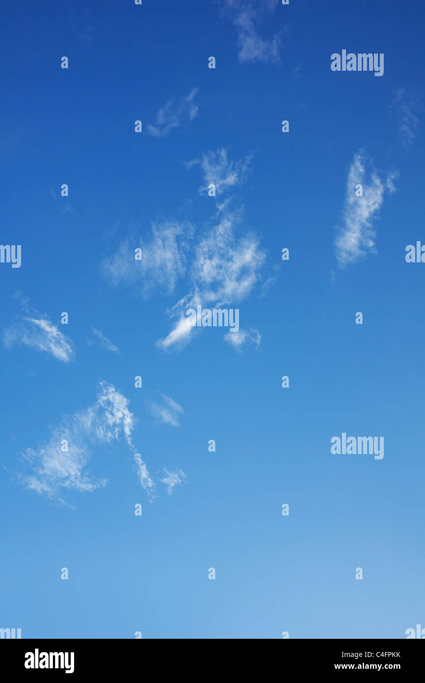 Clear blue sky Stock Photo - Alamy