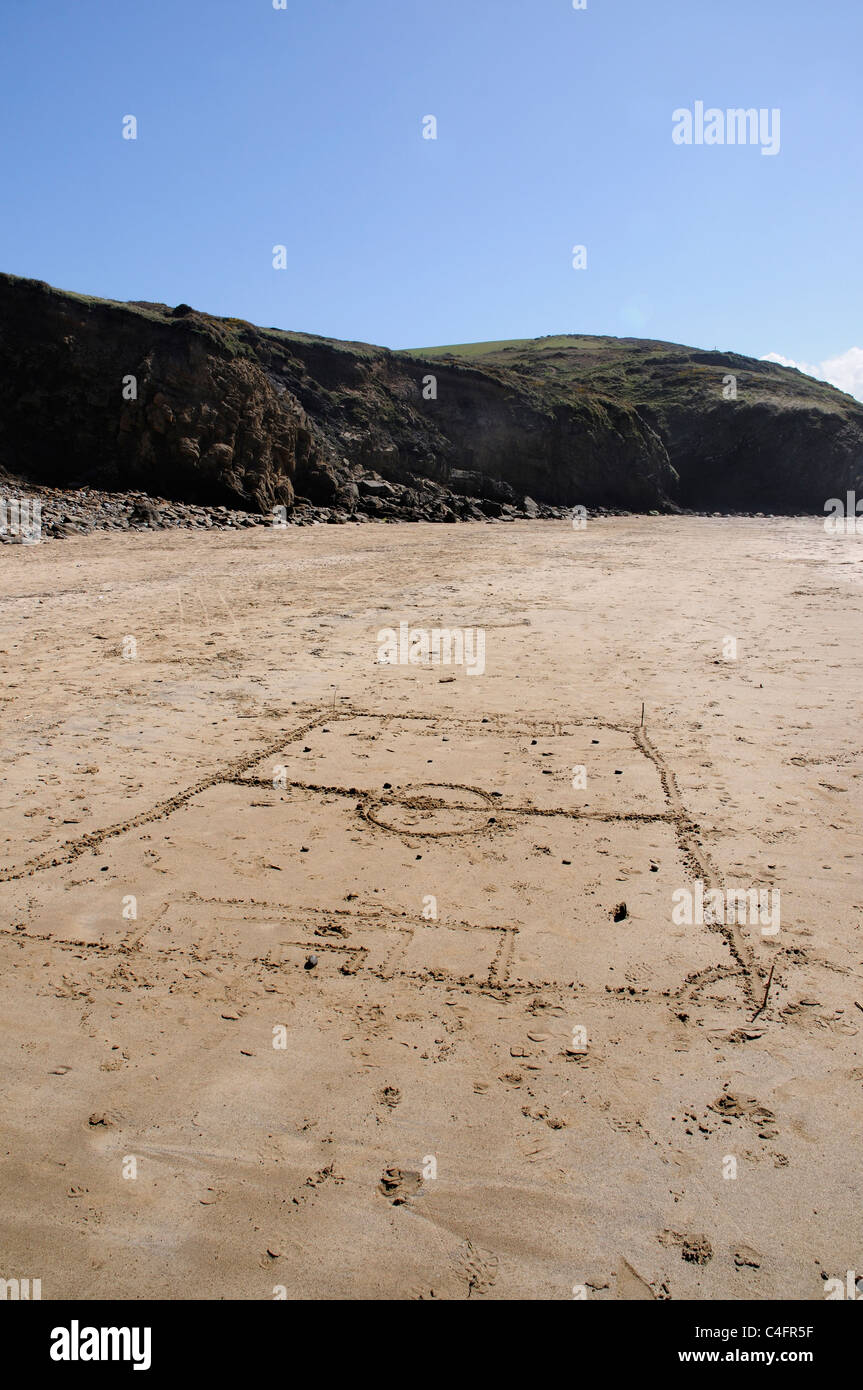 Football pitch sand hi-res stock photography and images - Alamy
