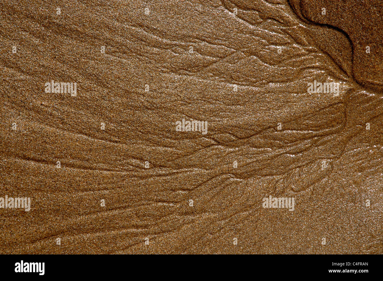 Patterns in the sand Stock Photo - Alamy