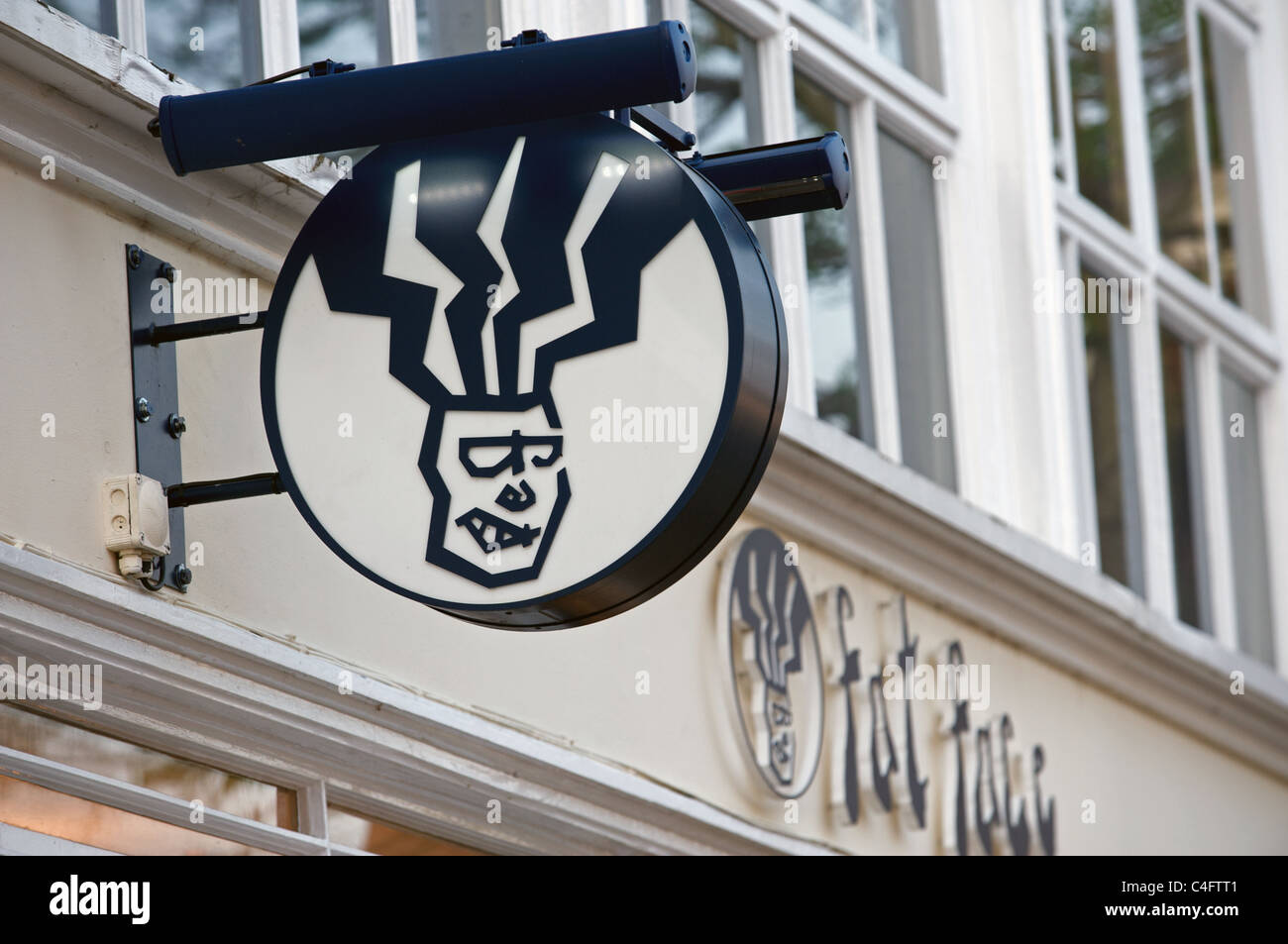 Fat face logo hi-res stock photography and images - Alamy