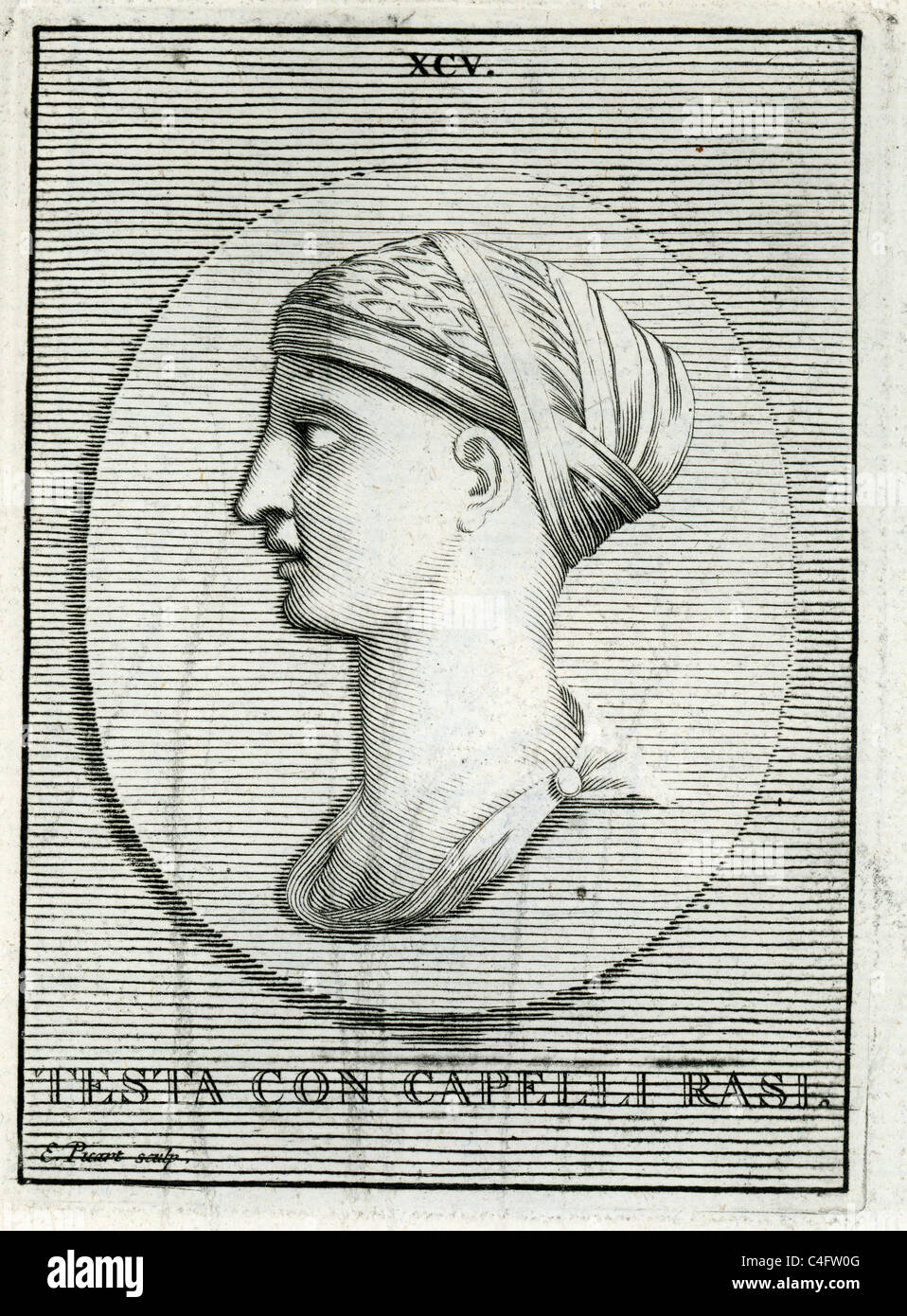 Classical portrait of a woman Stock Photo - Alamy