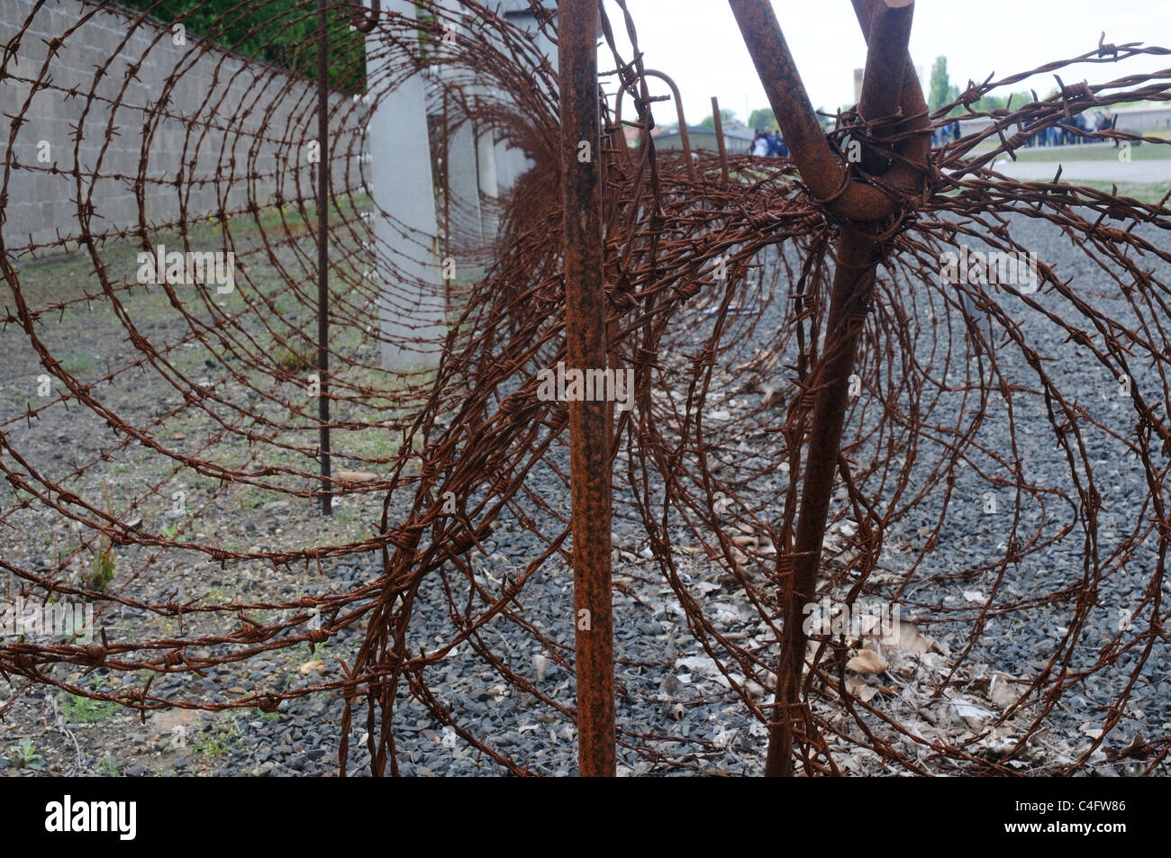Coiled Barbed Wire At Sachsenhausen Concentration Camp Near Berlin coiled-barbed-wire-at-sachsenhausen-concentration-camp-near-berlin