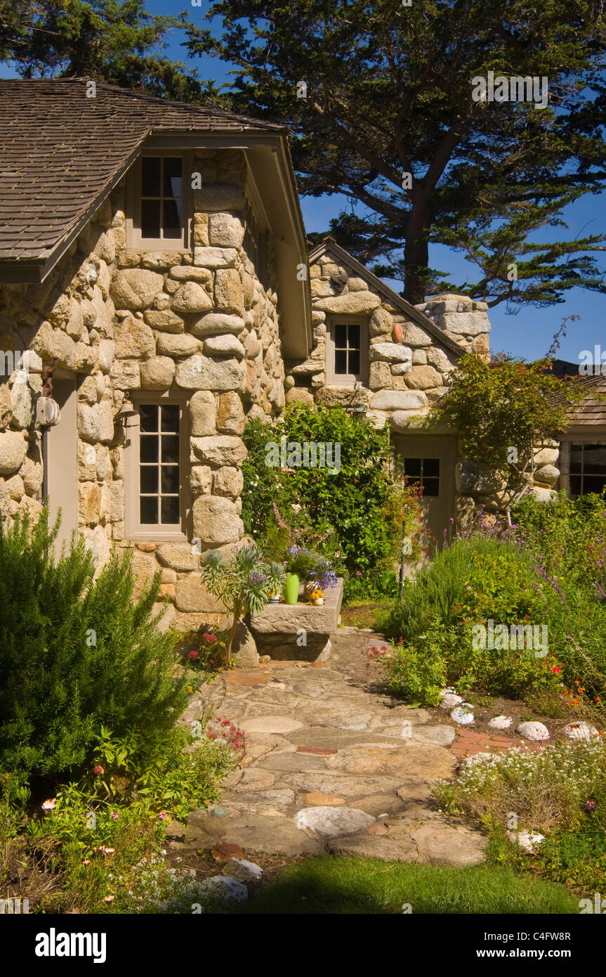 Tor House, stone cottage home of poet Robinson Jeffers, Carmel-by-the ...