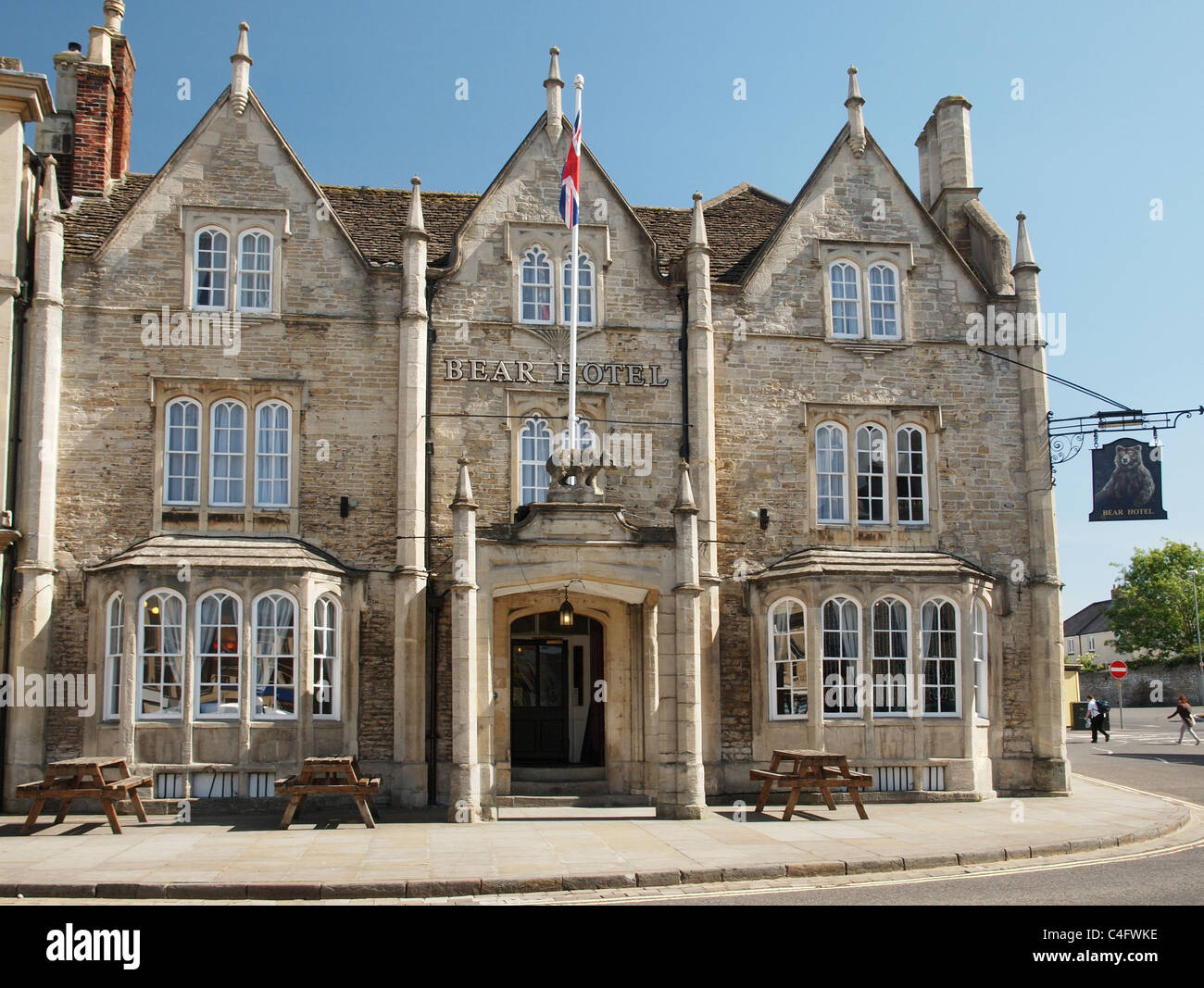 Bear Hotel Chippenham Wiltshire Stock Photo - Alamy