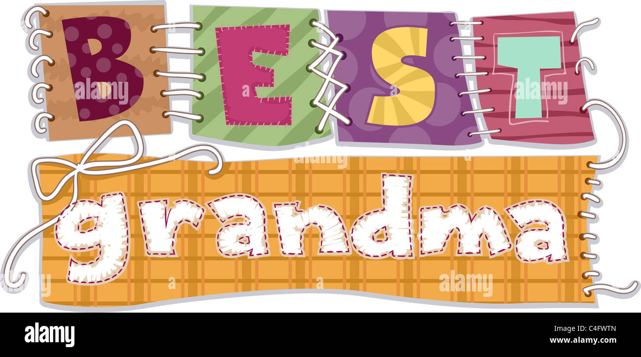 Cartoon grandma hi-res stock photography and images - Alamy