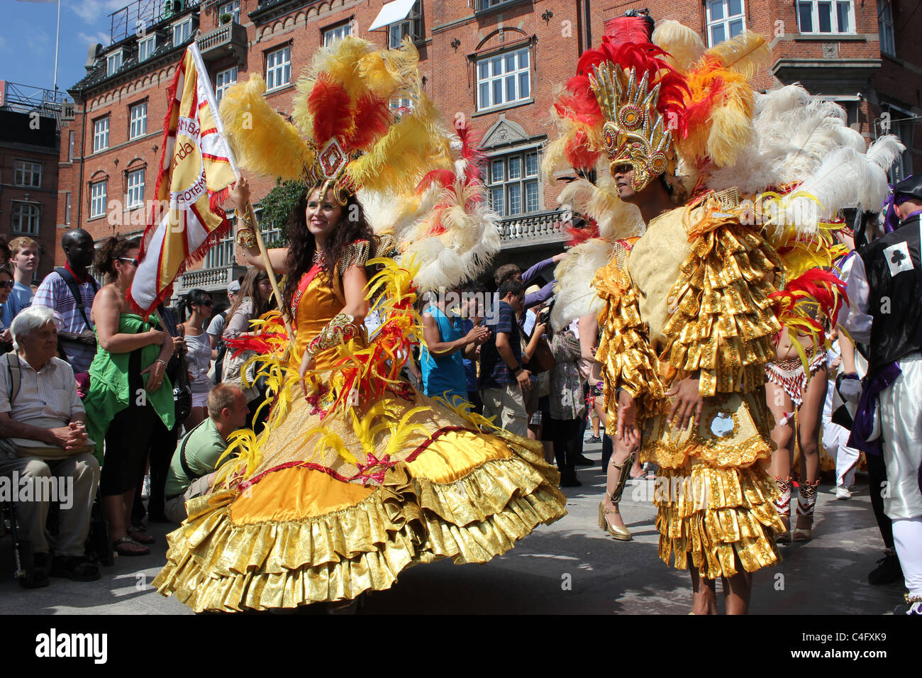 Female Brazilian Carnival Samba Dancer High Resolution Stock ...