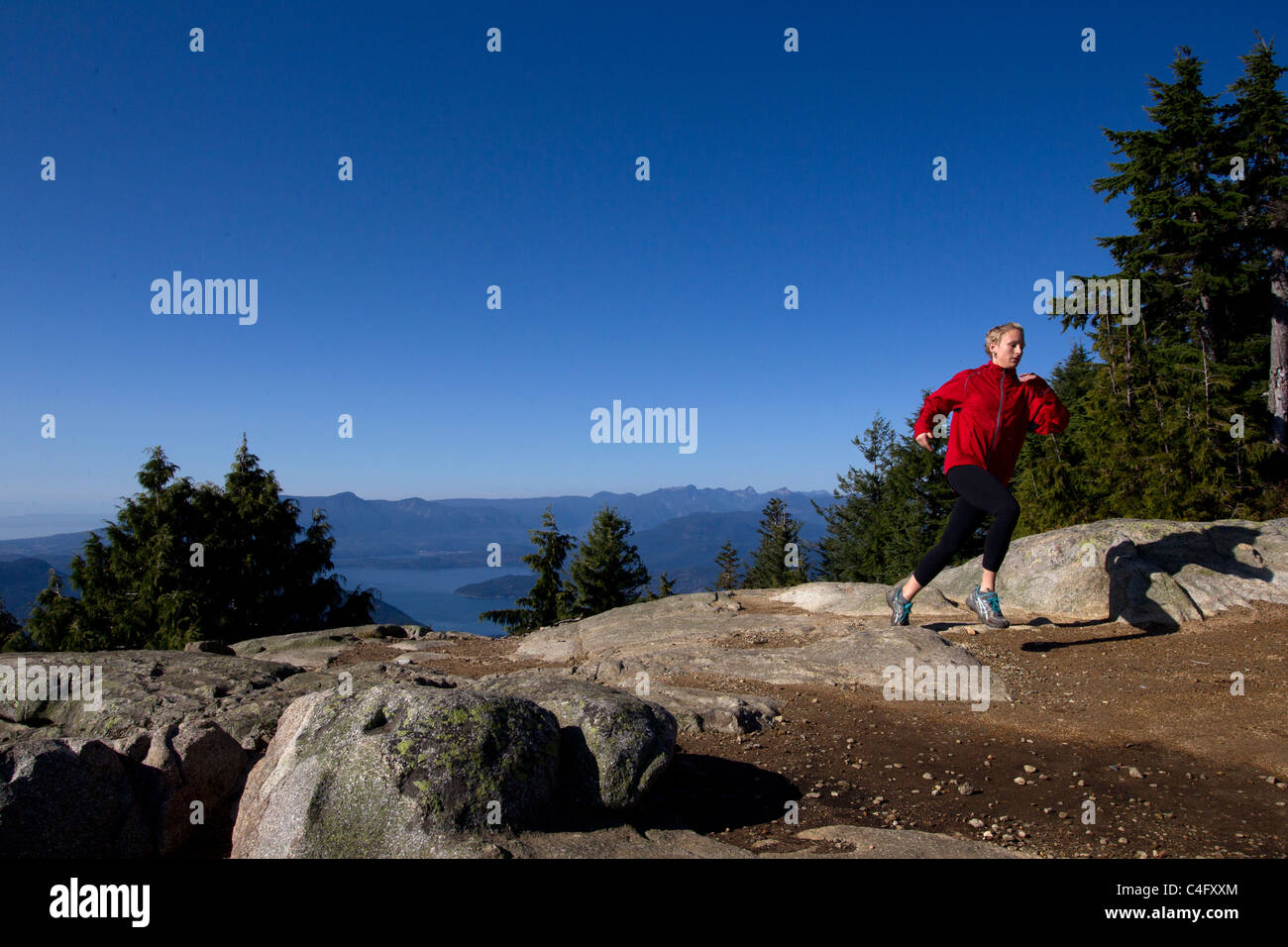 Ultra marathon female jessica glowacky runner running trails on Cypress ...