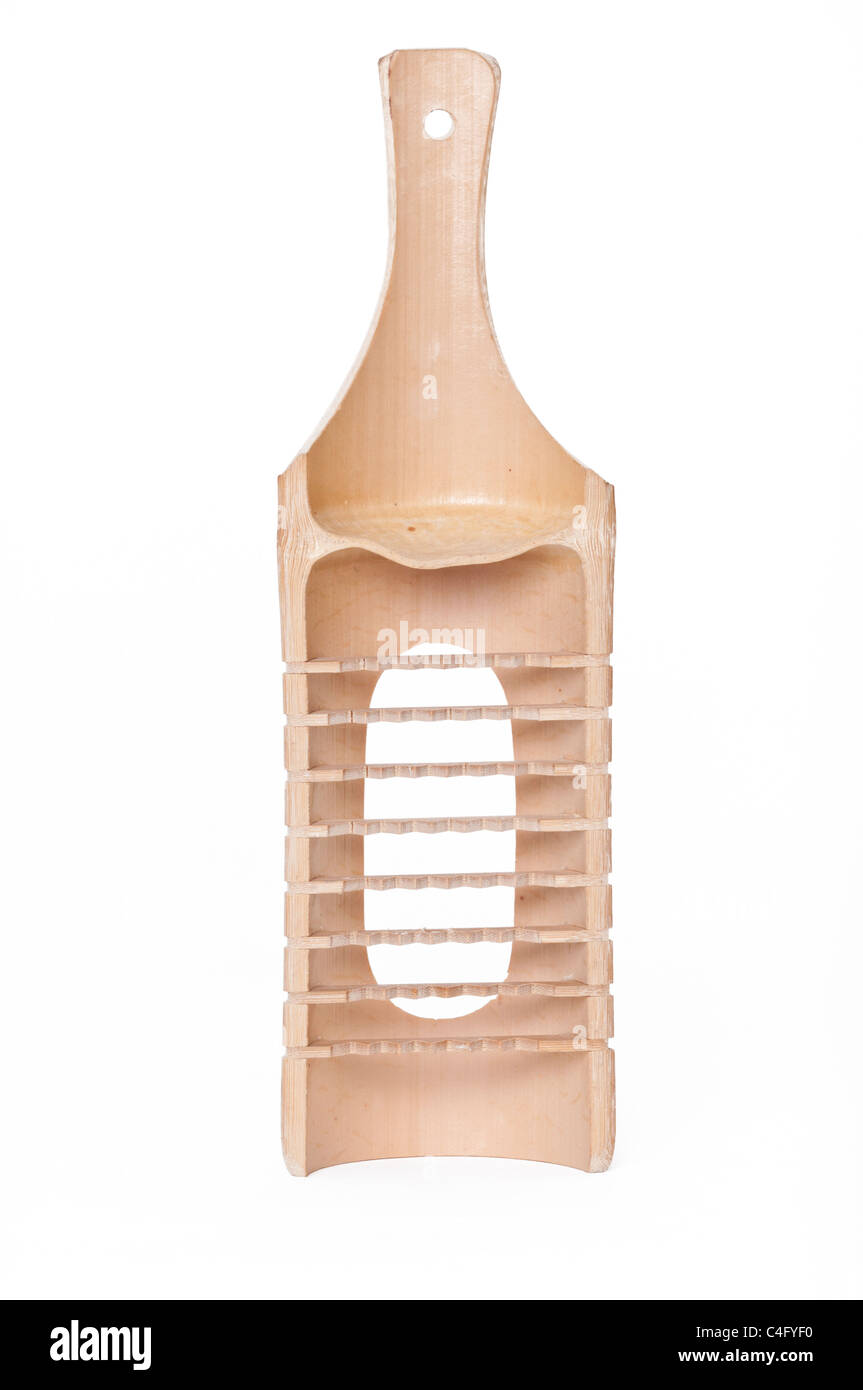 Daikon grater made of bamboo Stock Photo - Alamy
