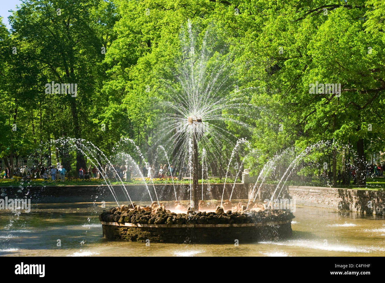 Russia , St Petersburg , Peterhof , Petergof , Baroque Peter The Great ...