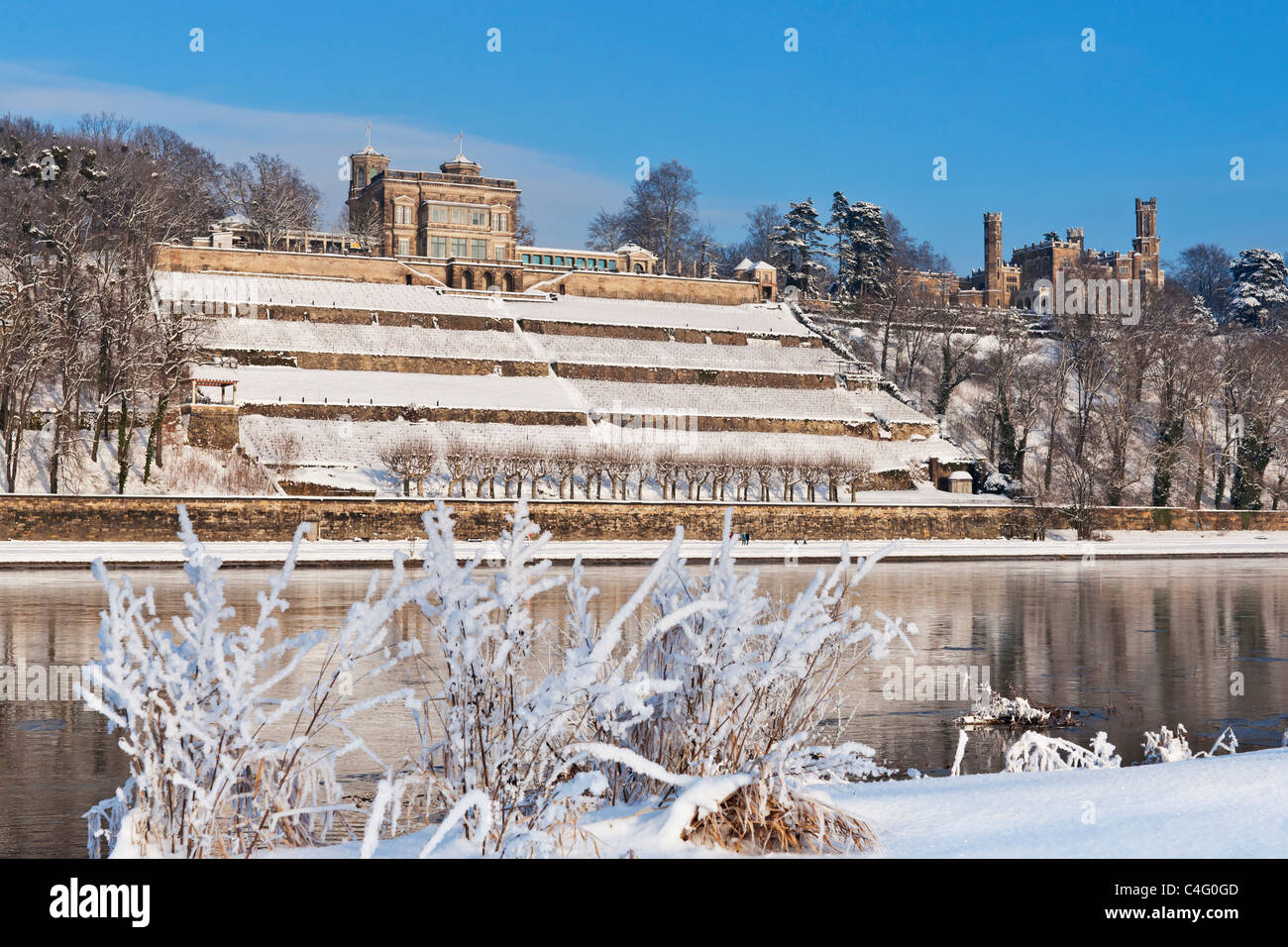 Lingner and Eckberg Castle Dresden Stock Photo - Alamy