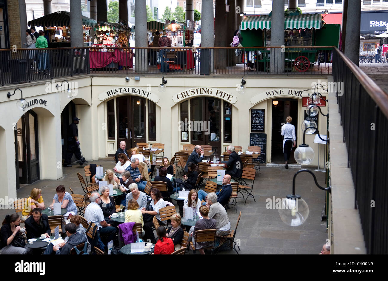 Covent Garden's Market restaurants Stock Photo - Alamy
