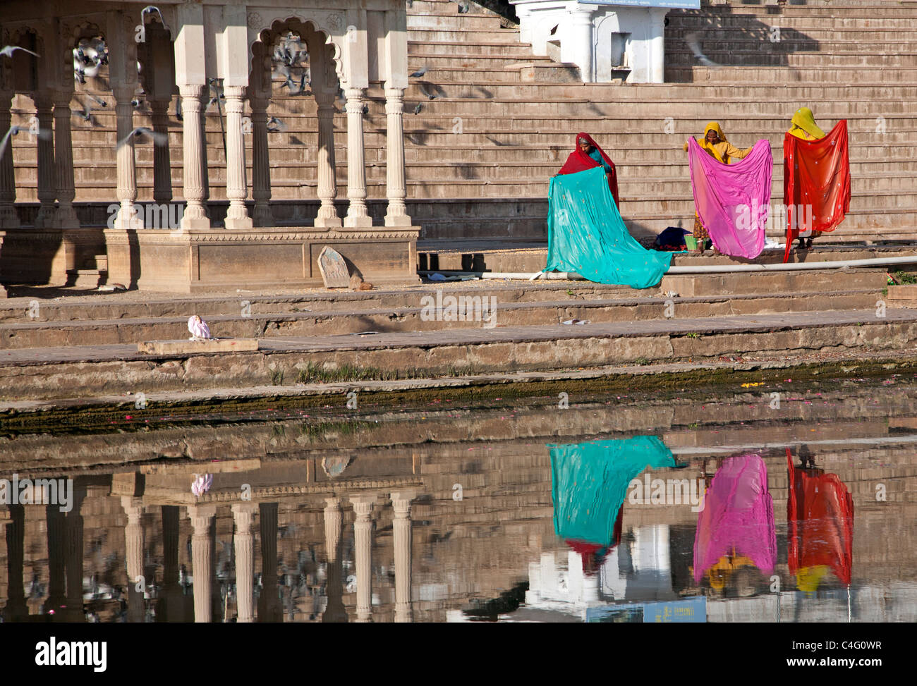 Indian Clothes Drying High Resolution Stock Photography and Images - Alamy