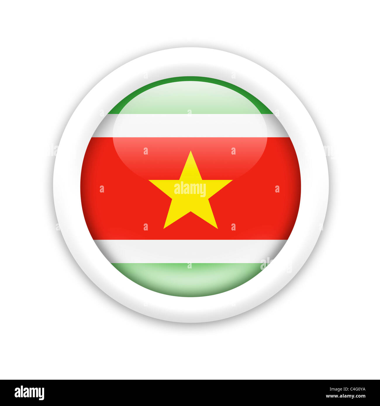 Flag of Suriname Stock Photo - Alamy