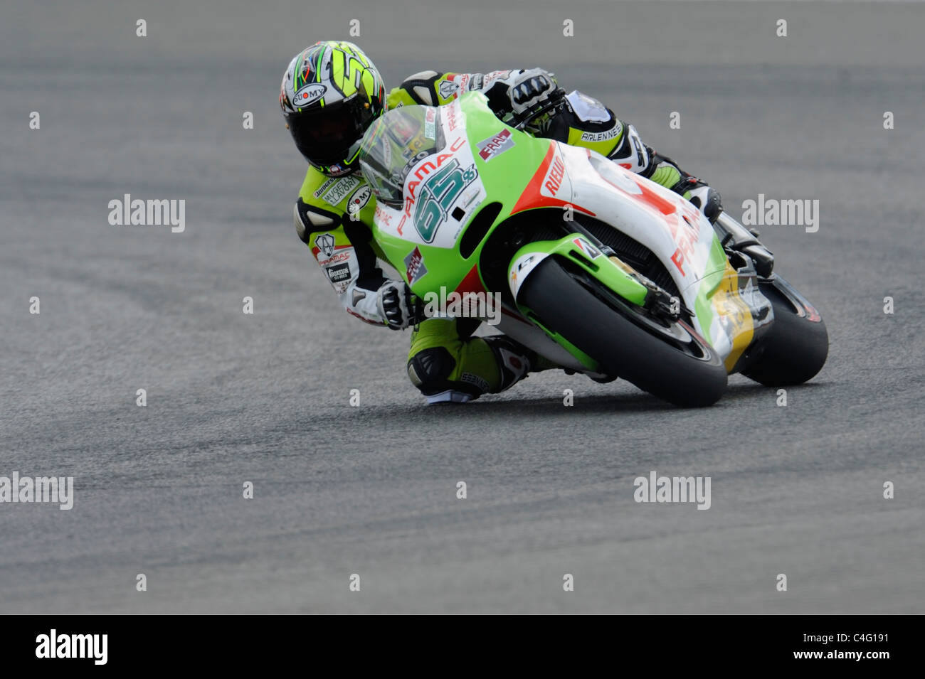 loris capirossi knee down on the pramac ducati, moto gp, 2011 Stock ...