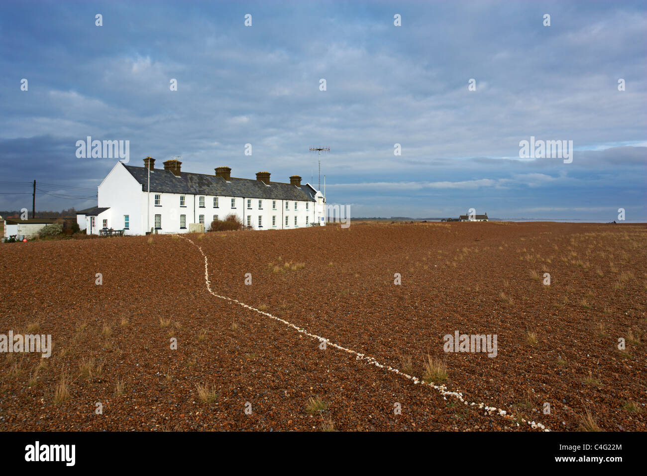 Shingle Street on the Suffolk Coast Stock Photo - Alamy
