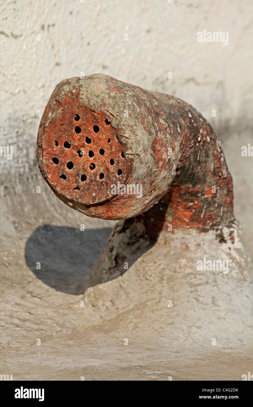 Close up of a gas outlet for drain pipe, Pune, Maharashtra, India Stock ...