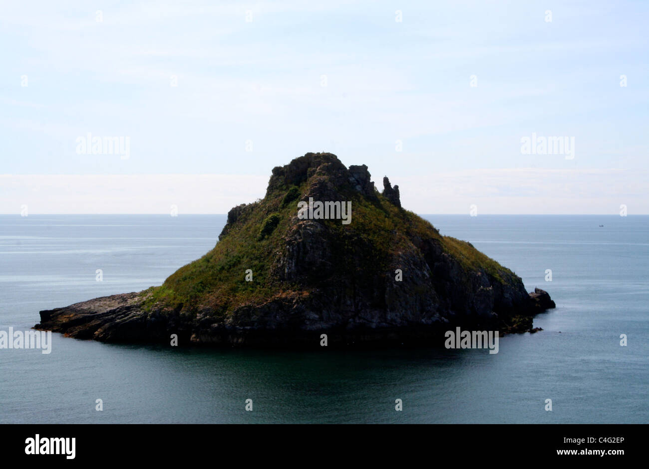 Thatcher Rock , Torquay Devon Stock Photo - Alamy