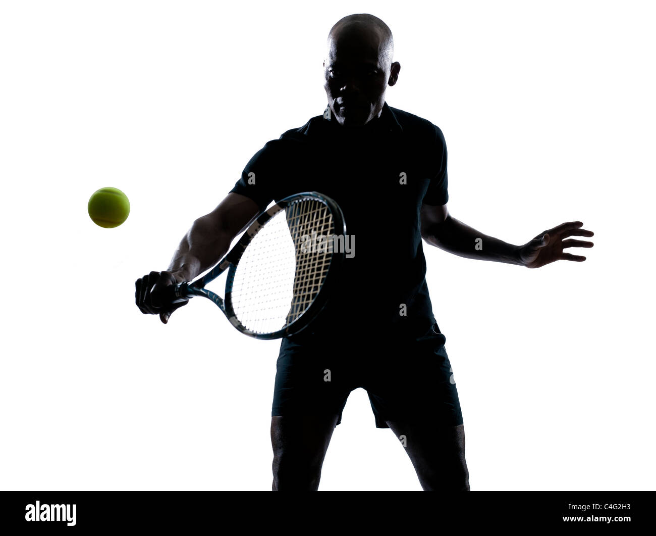 American tennis playing backhand hi-res stock photography and images ...