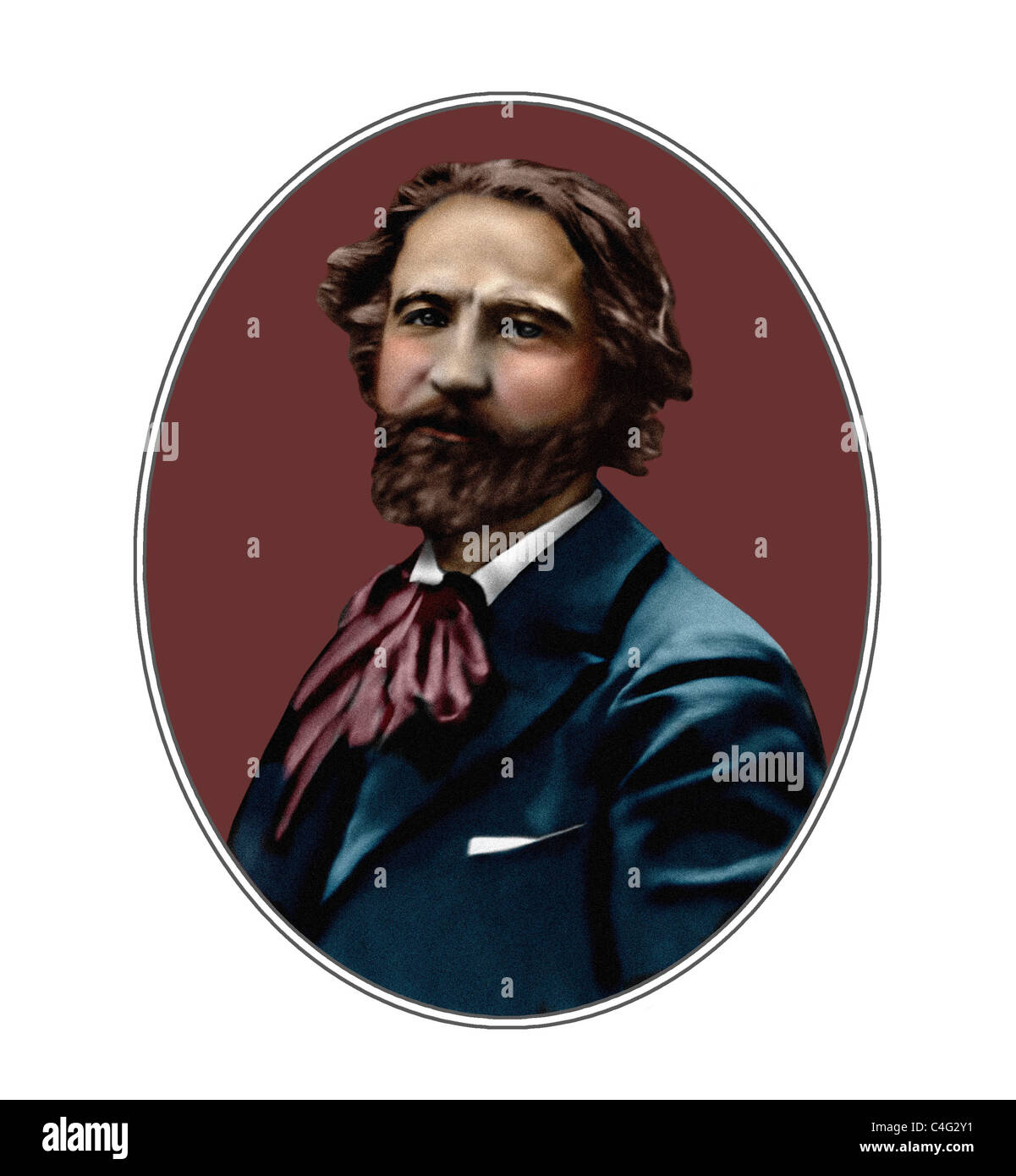 Gustave Charpentier 1860 1956 French Composer Illustration Stock Photo ...