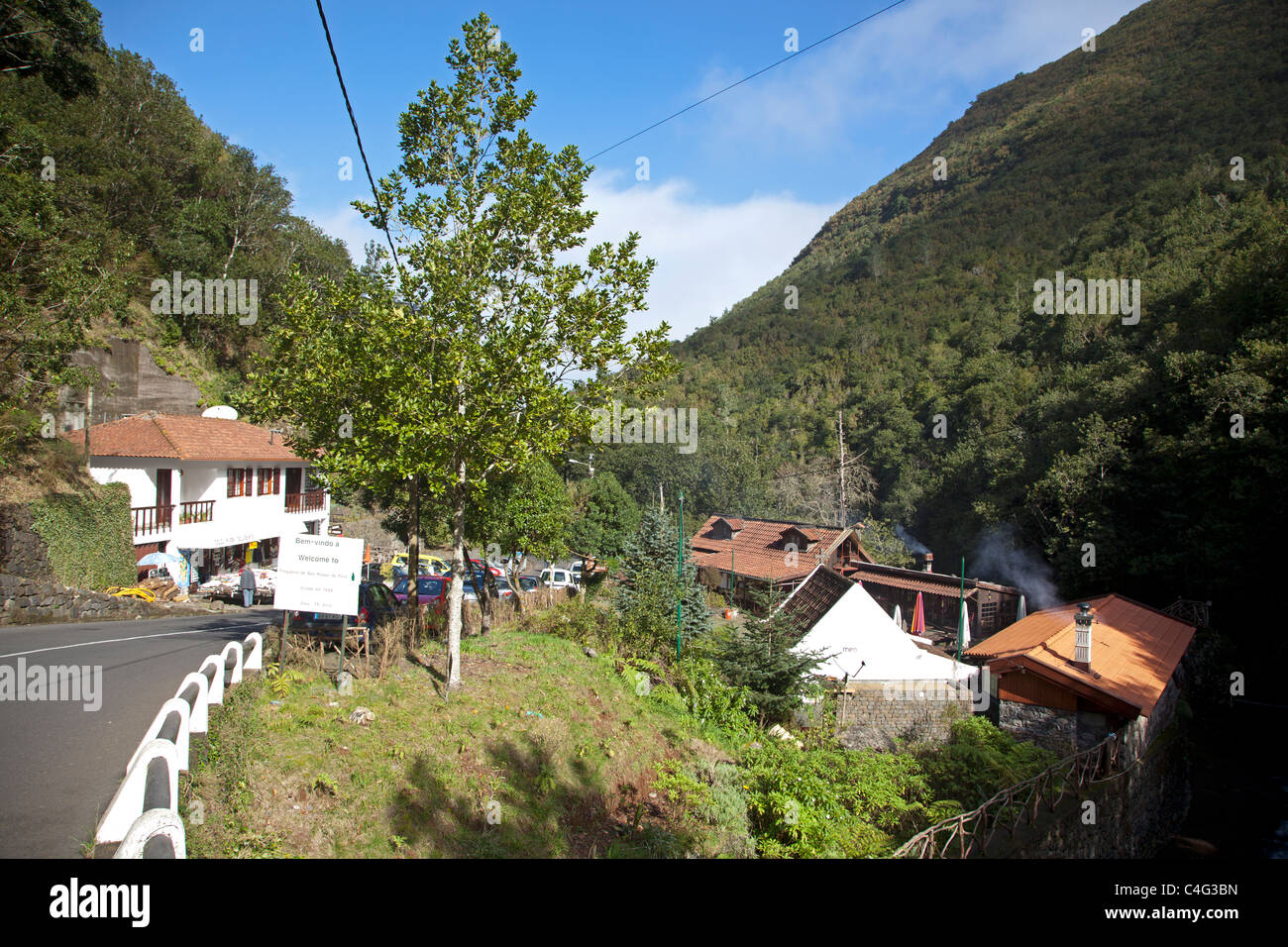 The village of Ribiera Frio Madeira Stock Photo - Alamy
