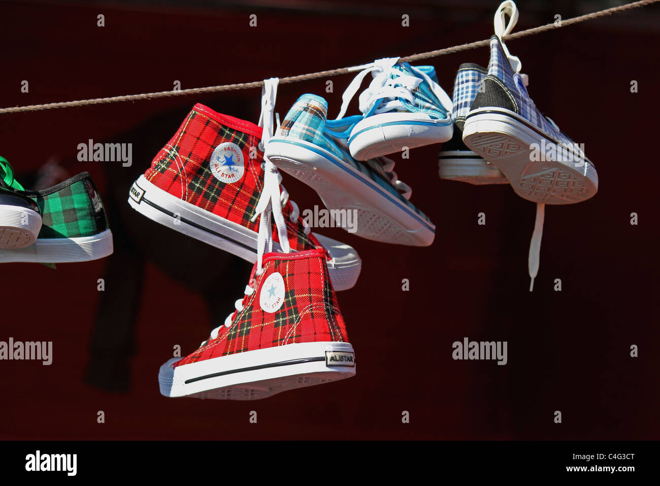 Hanging canvas hi-res stock photography and images - Alamy