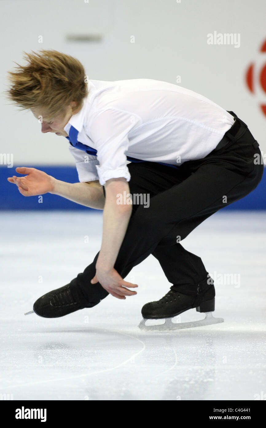 Kevin Reynolds competes at the 2010 BMO Skate Canada National ...