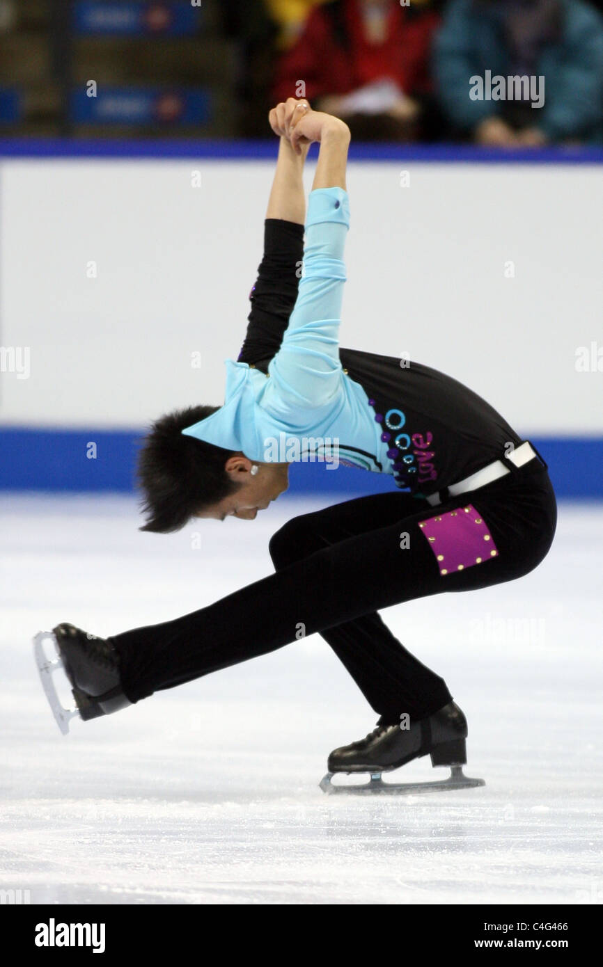 Jeremy Ten competes at the 2010 BMO Skate Canada National Championships ...