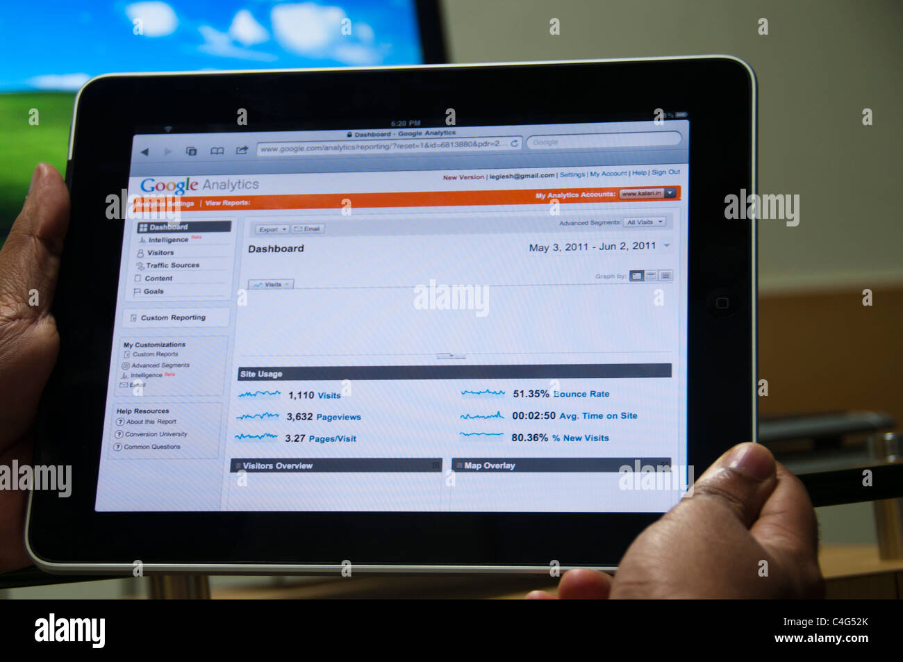 iPad in office Stock Photo - Alamy