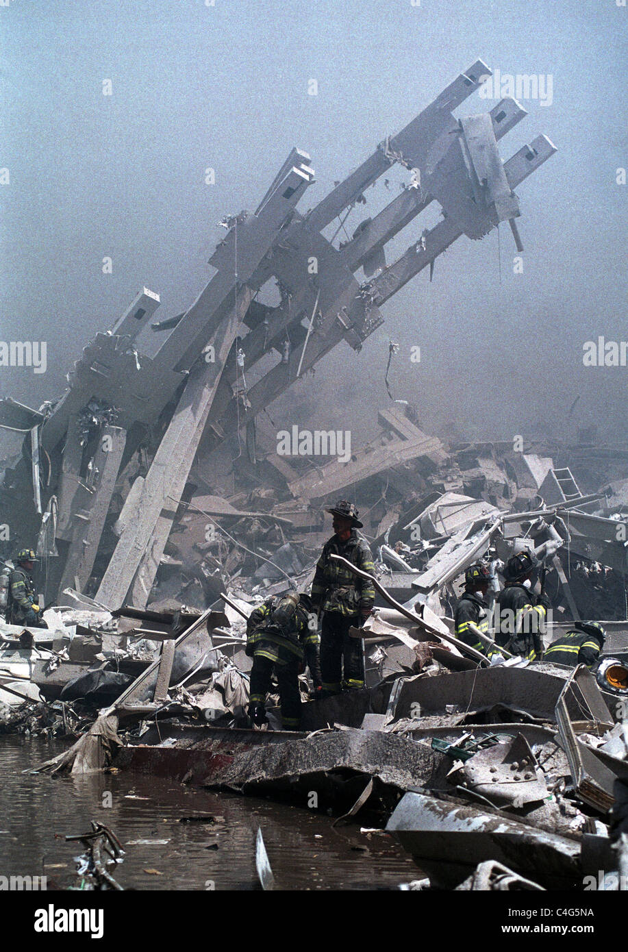 World Trade Center fire/ terrorism September 11, 2001. Emergency ...