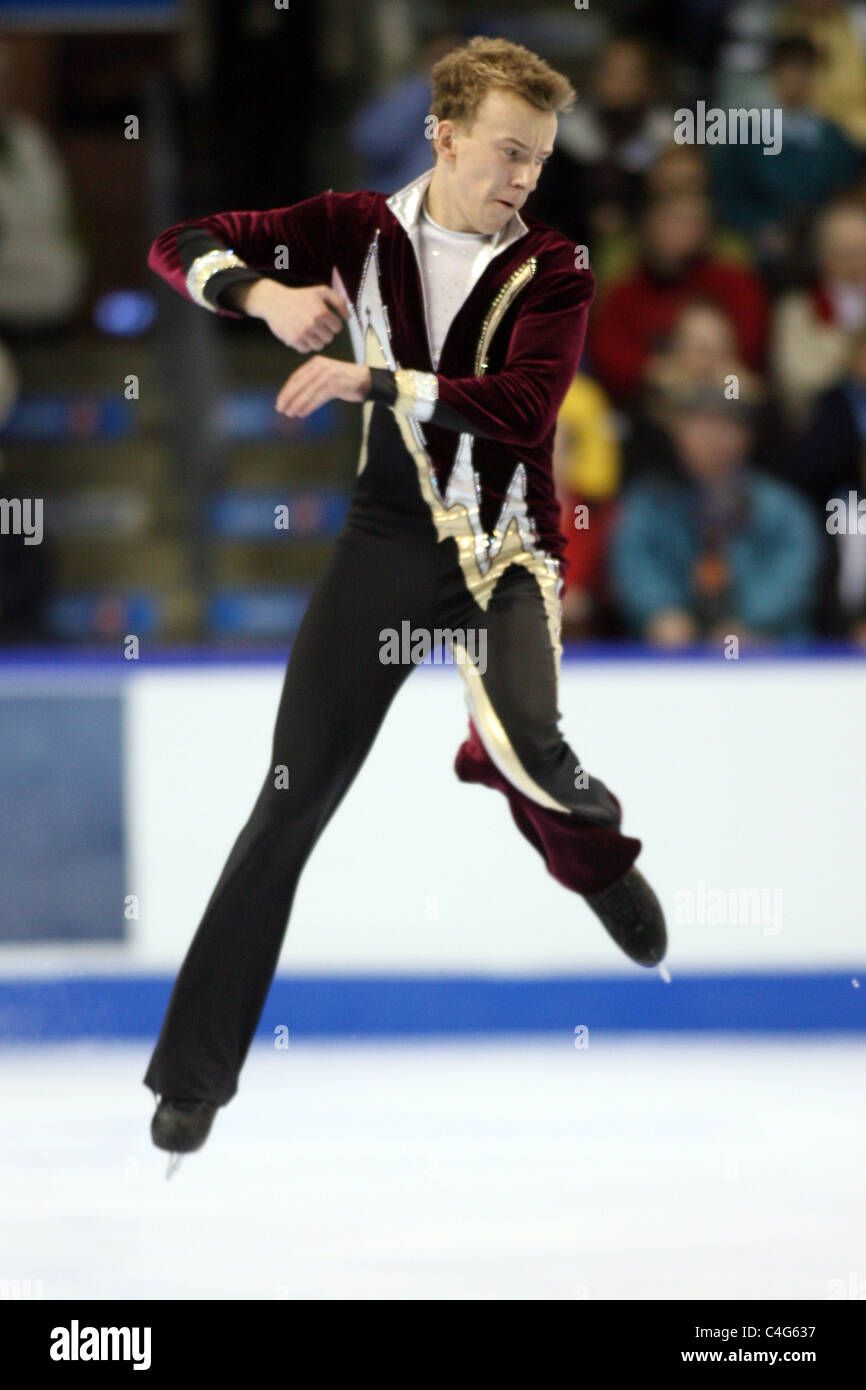 Andrei Rogozine competes at the 2010 BMO Skate Canada National ...